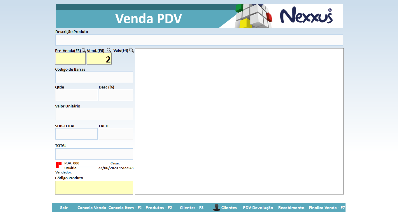 Nexxus PDV – Nexxus – ERP
