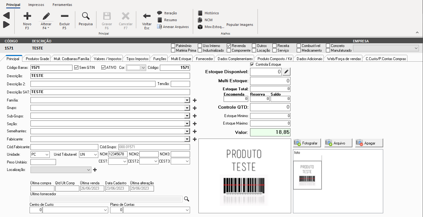 Nexxus Comercial – Nexxus – ERP