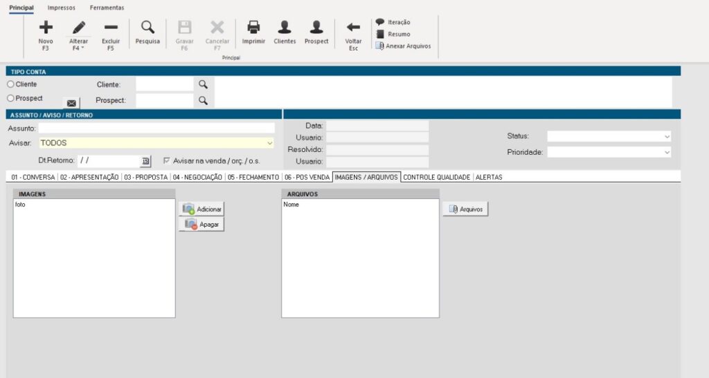 CRM – Nexxus – ERP